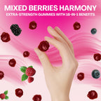 Delicious berry gummies for wellness