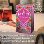 delicious berry herbal tea bags
