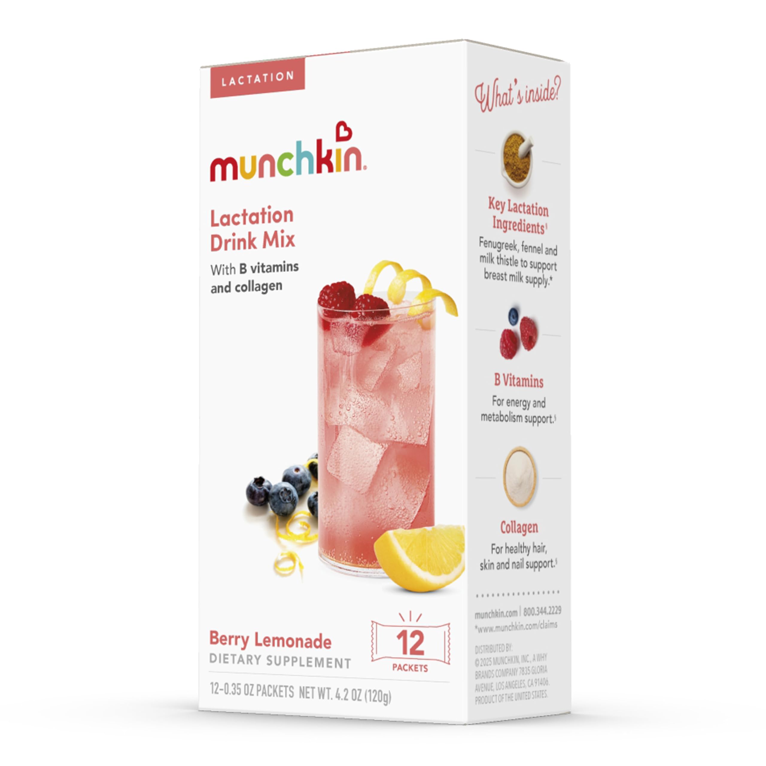 Delicious berry lemonade lactation mix