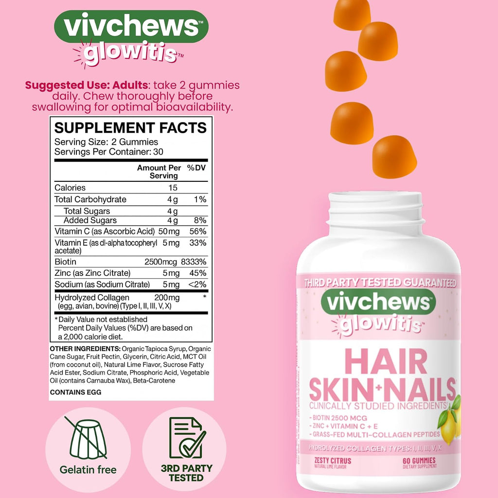 delicious biotin gummies for beauty