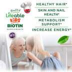 Delicious biotin gummies for children