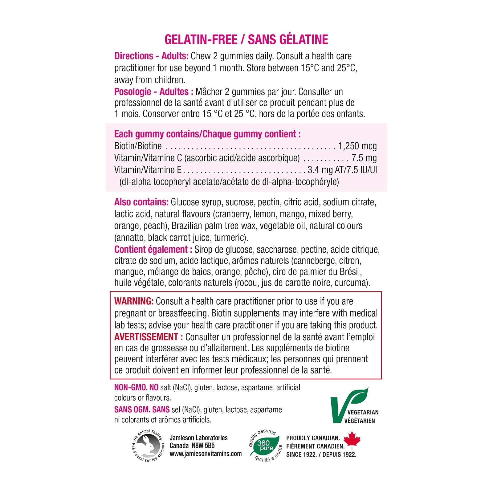 Delicious biotin gummies for daily use