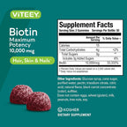 Delicious biotin gummies for daily use