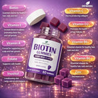 Delicious biotin gummies for daily use