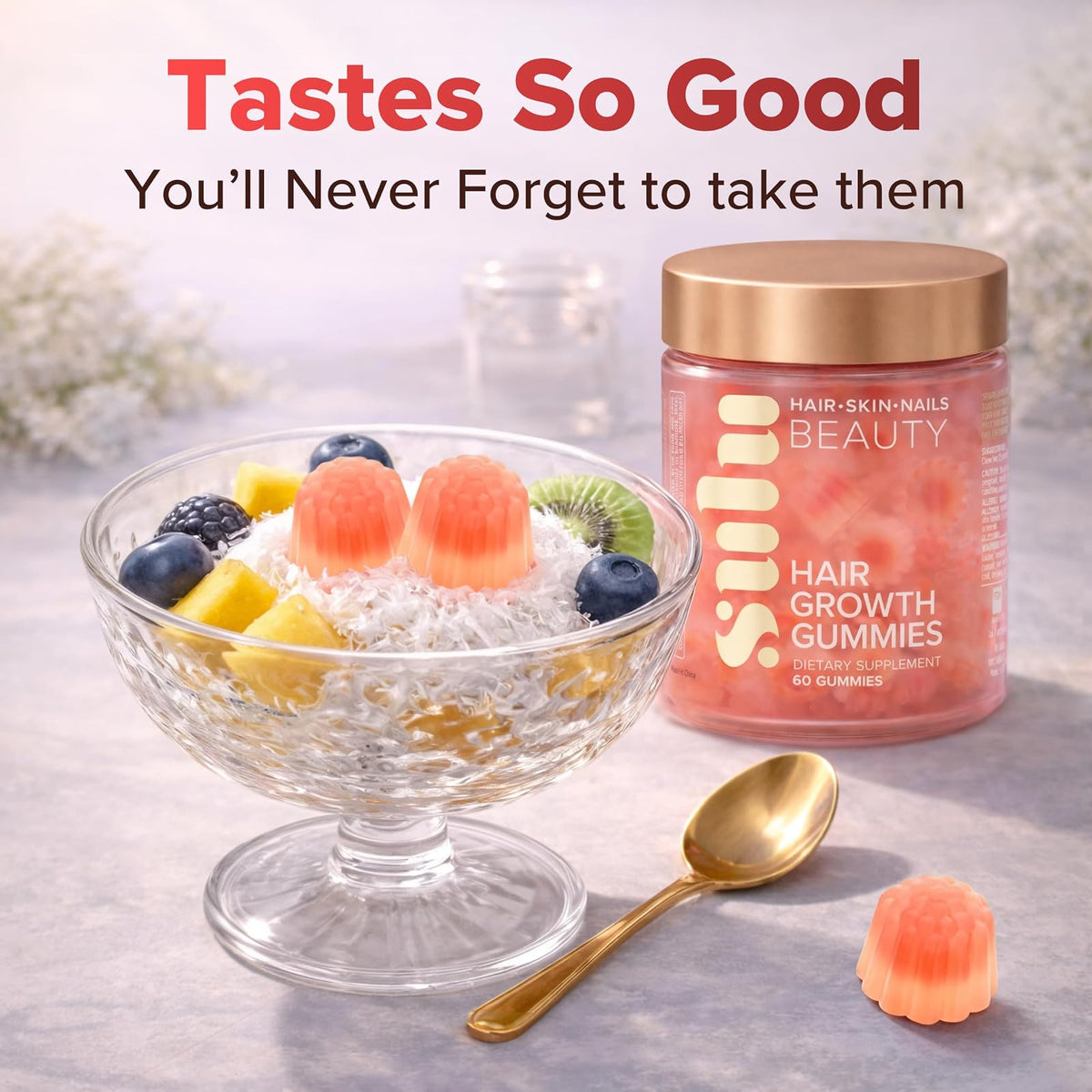 Delicious biotin gummies for hair