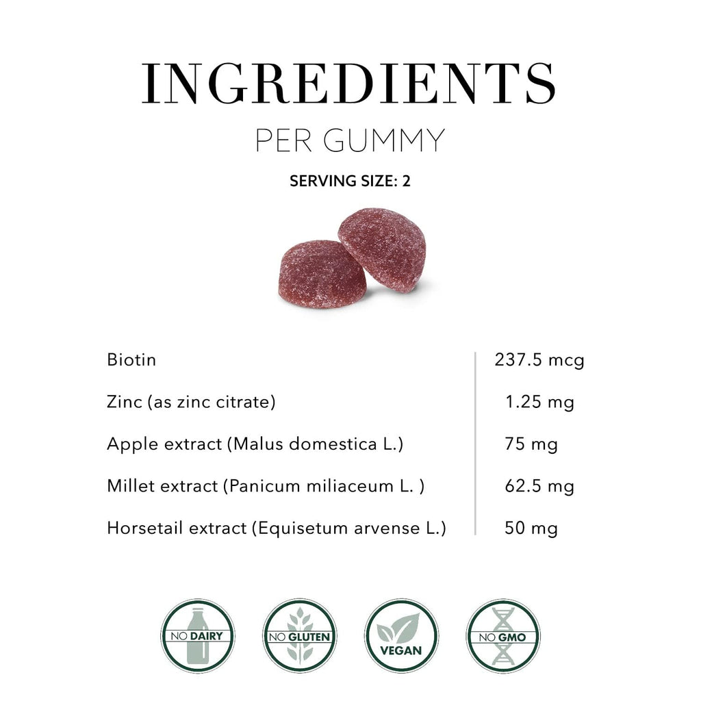 delicious biotin gummies for healthy hair