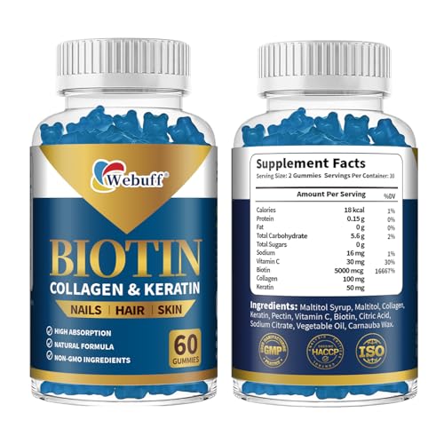 Delicious biotin gummies for nail strength
