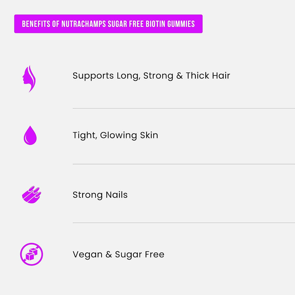 delicious biotin gummies for nails