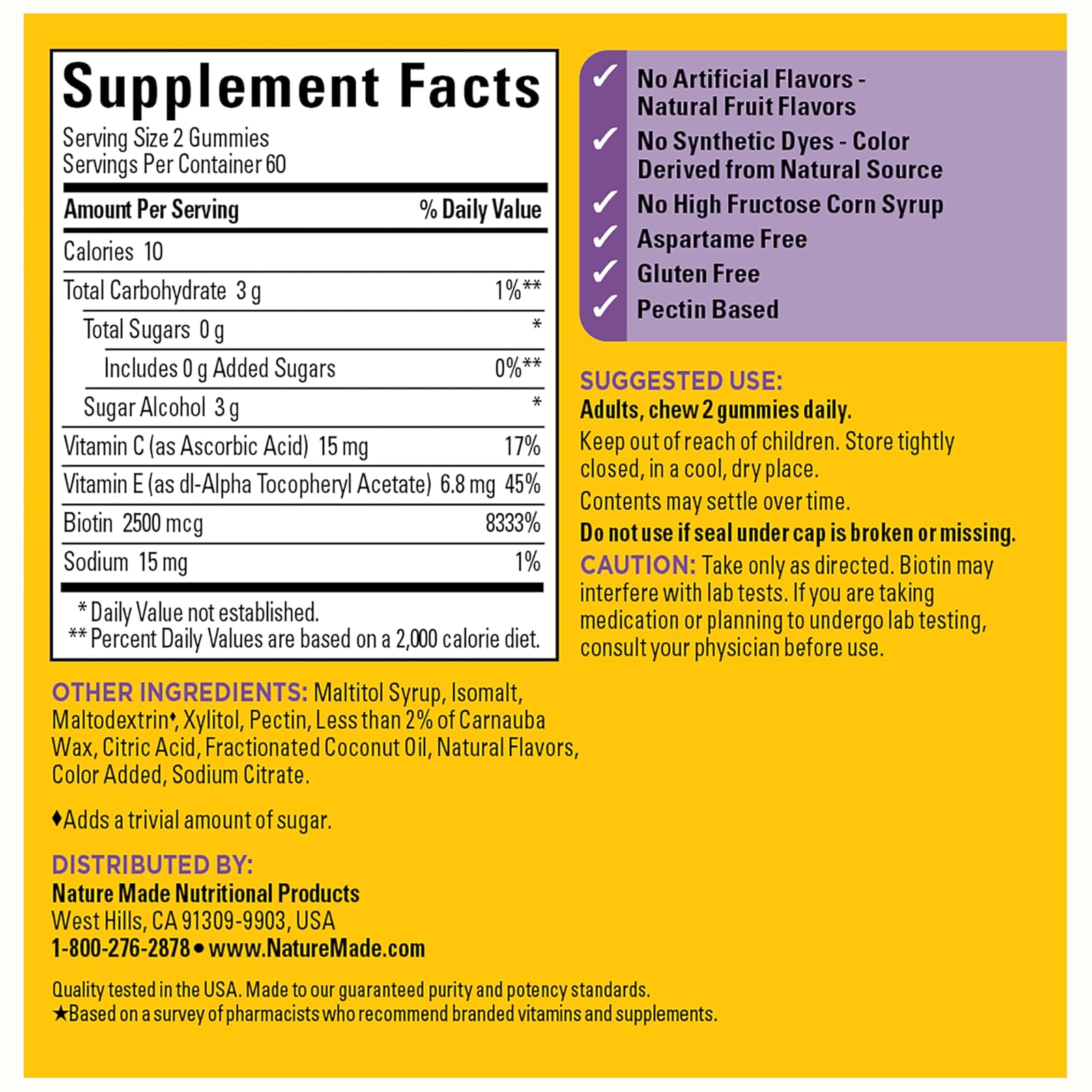 delicious biotin gummies for wellness