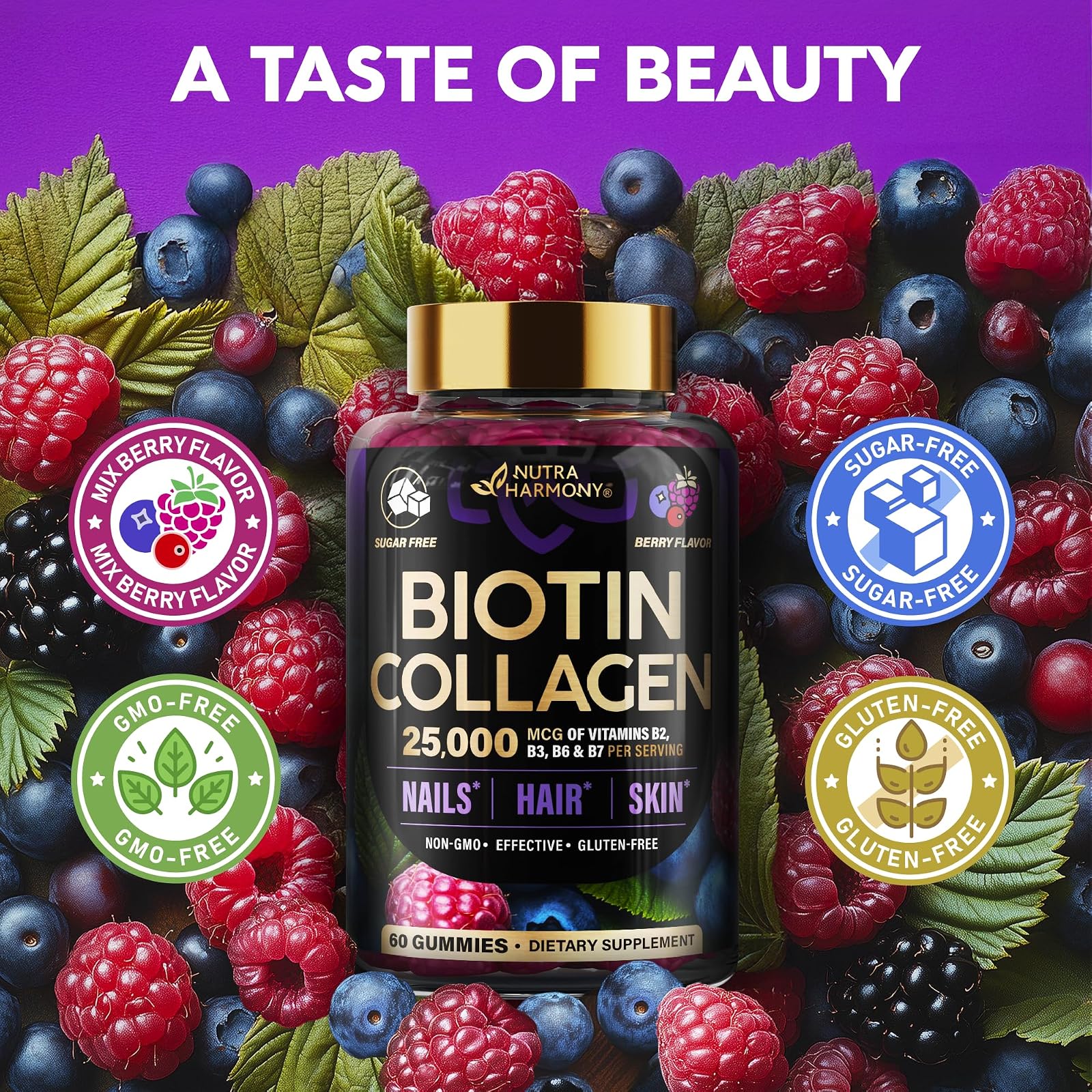 delicious biotin gummies for women