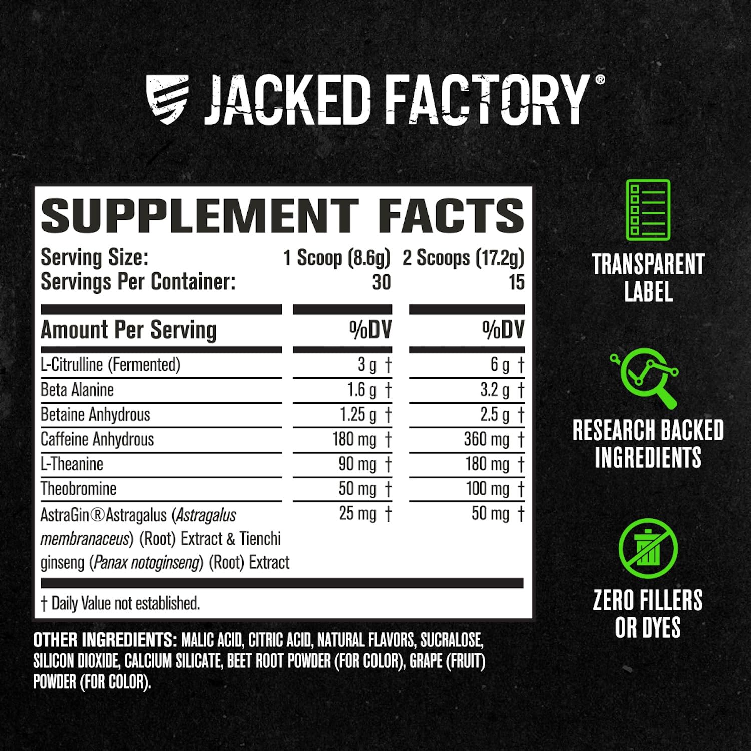 delicious black cherry pre-workout drink