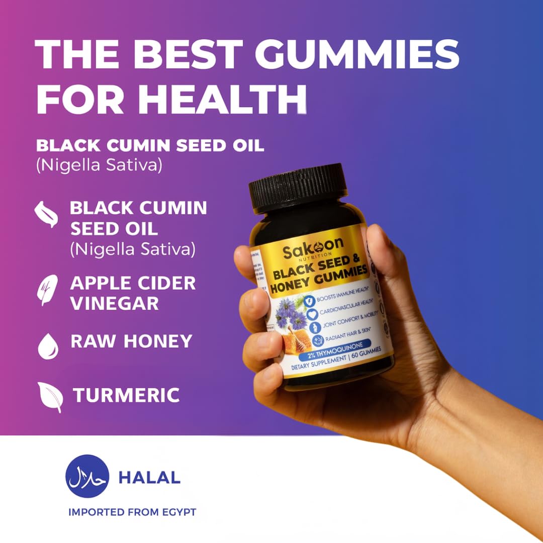 delicious black seed oil gummy flavour