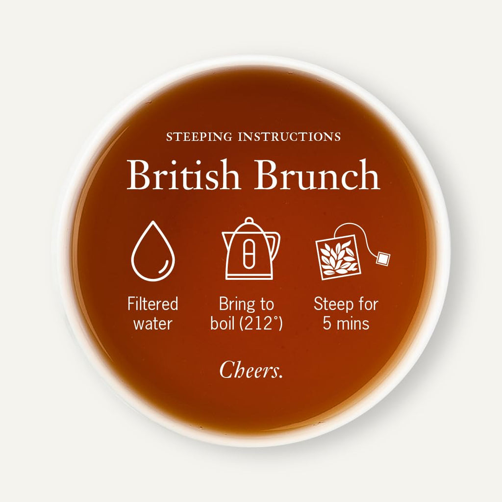 delicious black tea for breakfast