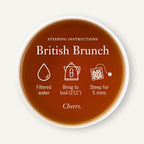 delicious black tea for breakfast
