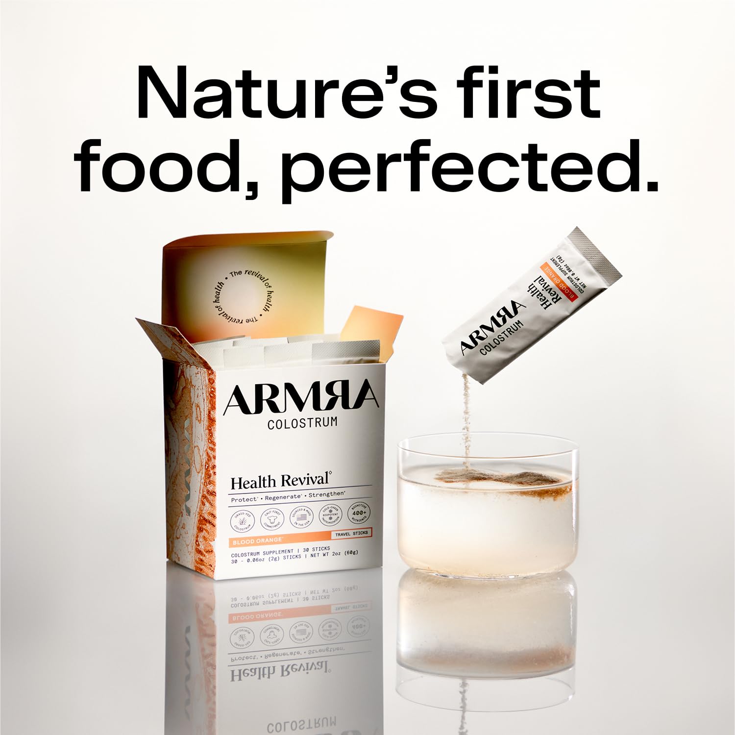delicious blood orange vitamin powder