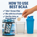 Delicious blue raspberry amino acids