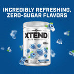 Delicious blue raspberry BCAA drink