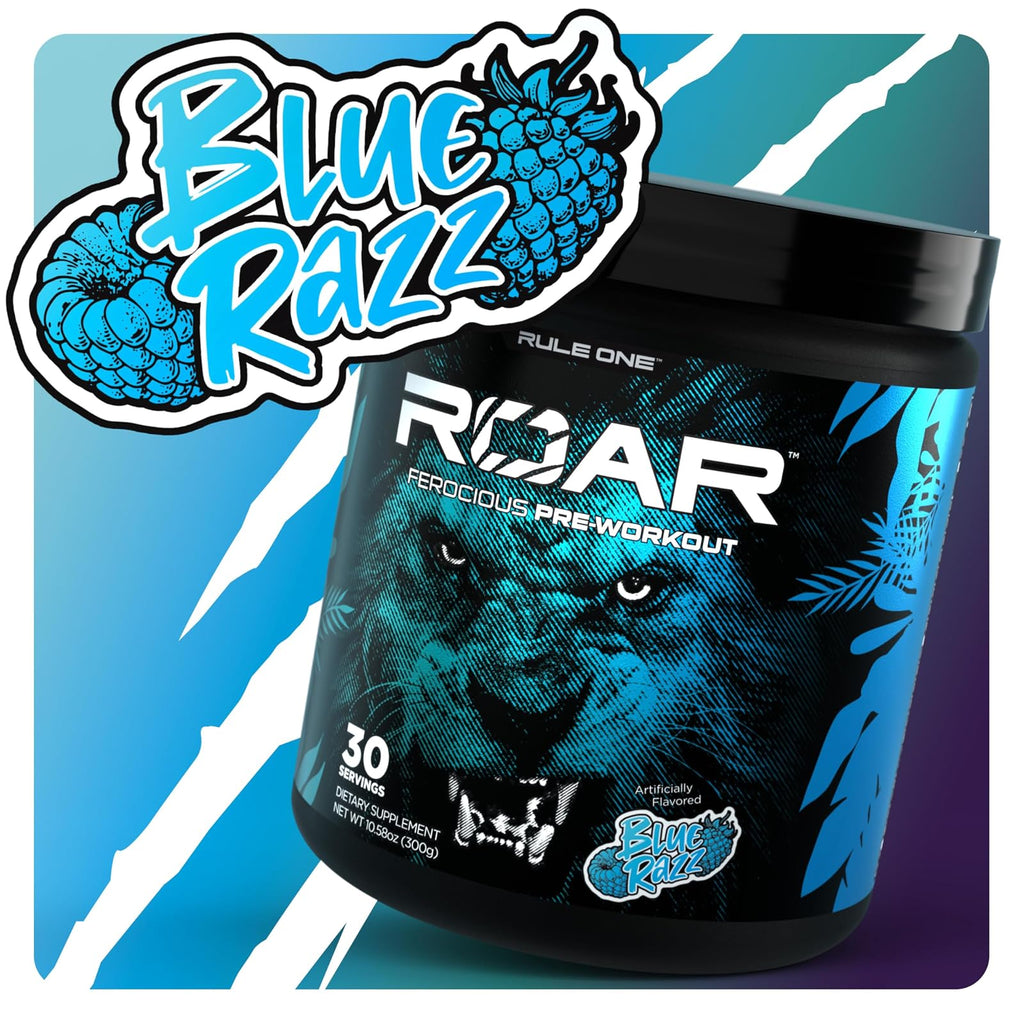 delicious Blue Razz flavour for energy