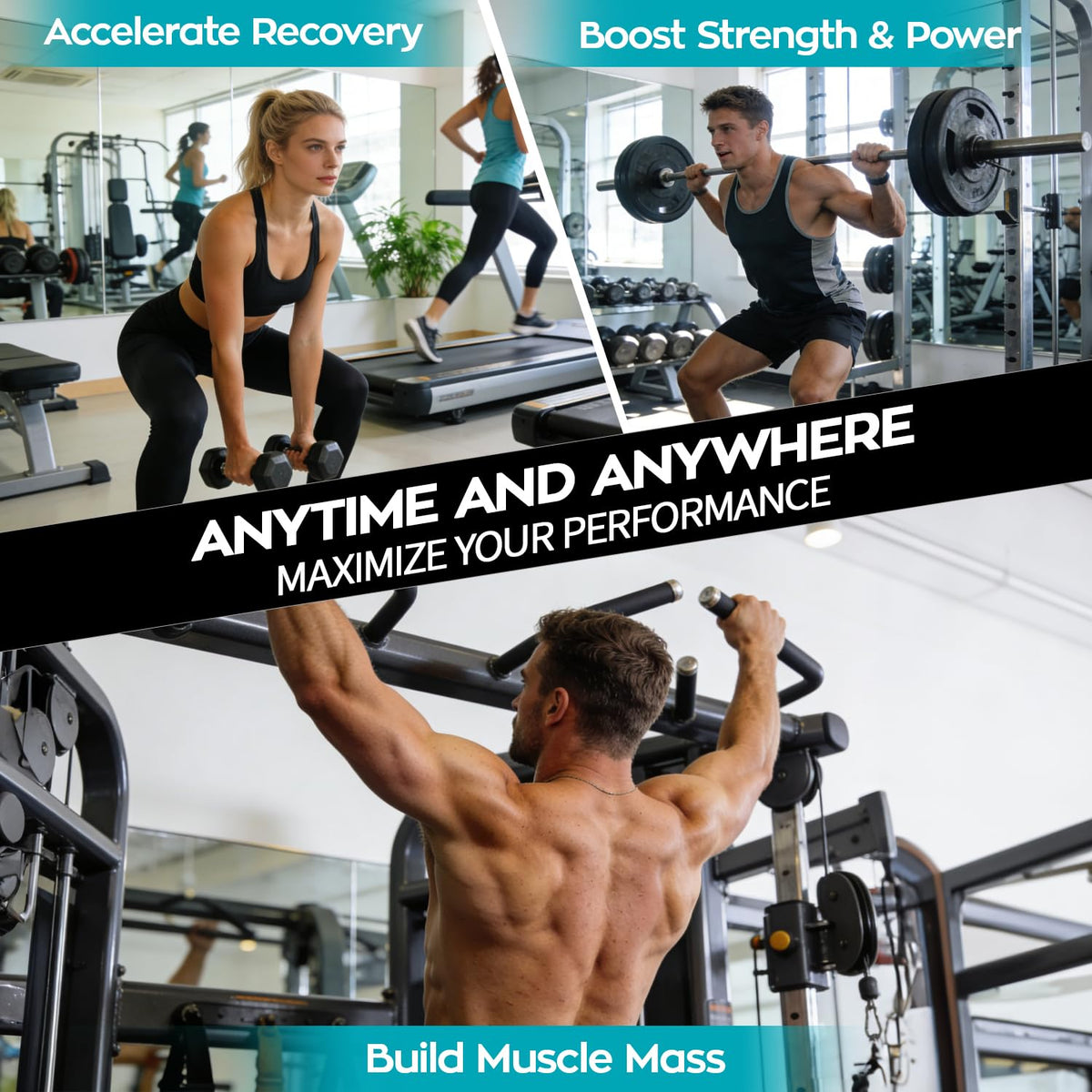 Delicious blueberry creatine for workout recovery