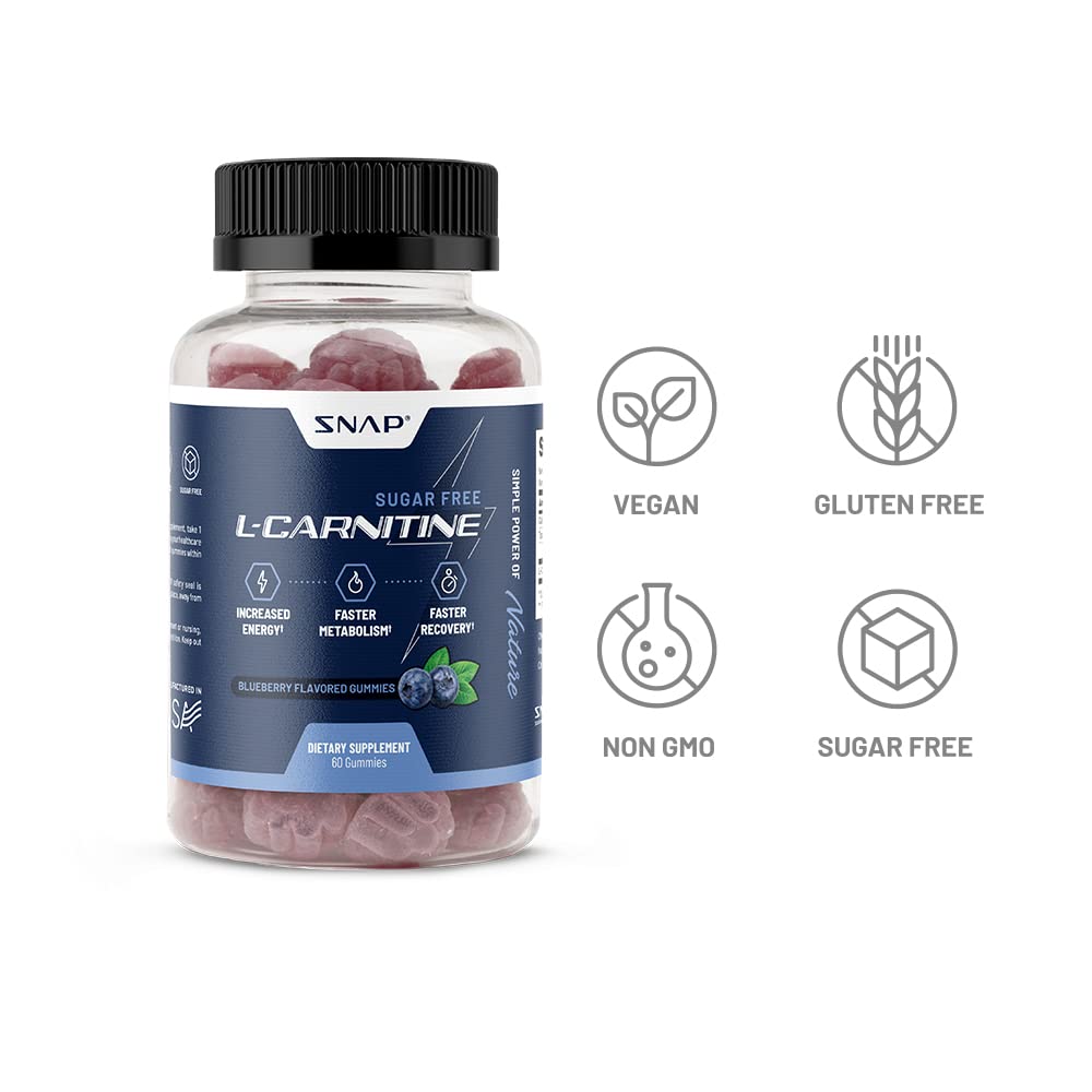delicious blueberry gummies with l-carnitine