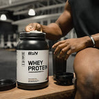 Delicious blueberry protein shake