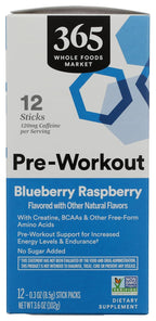 delicious blueberry raspberry workout supplement