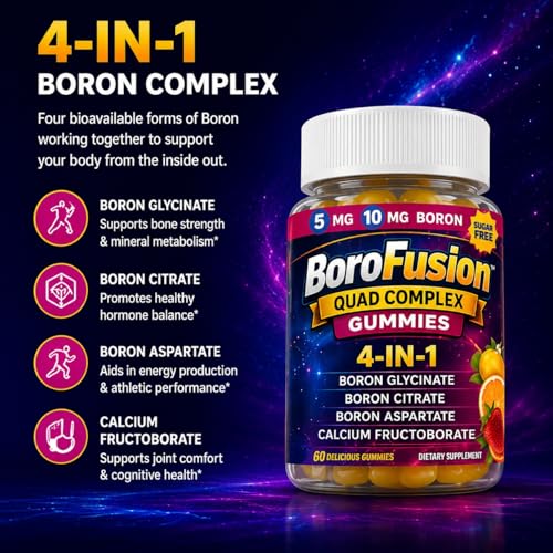 Delicious BoroFusion gummies for daily wellness