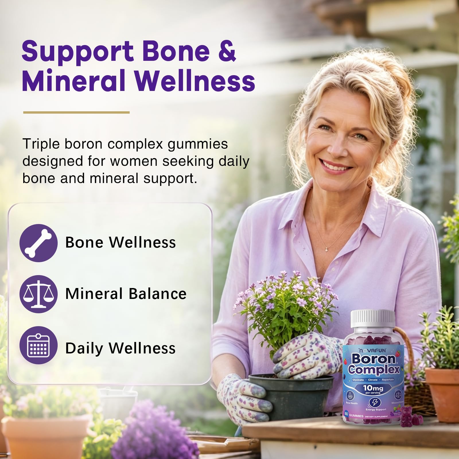 Delicious Boron gummy supplements