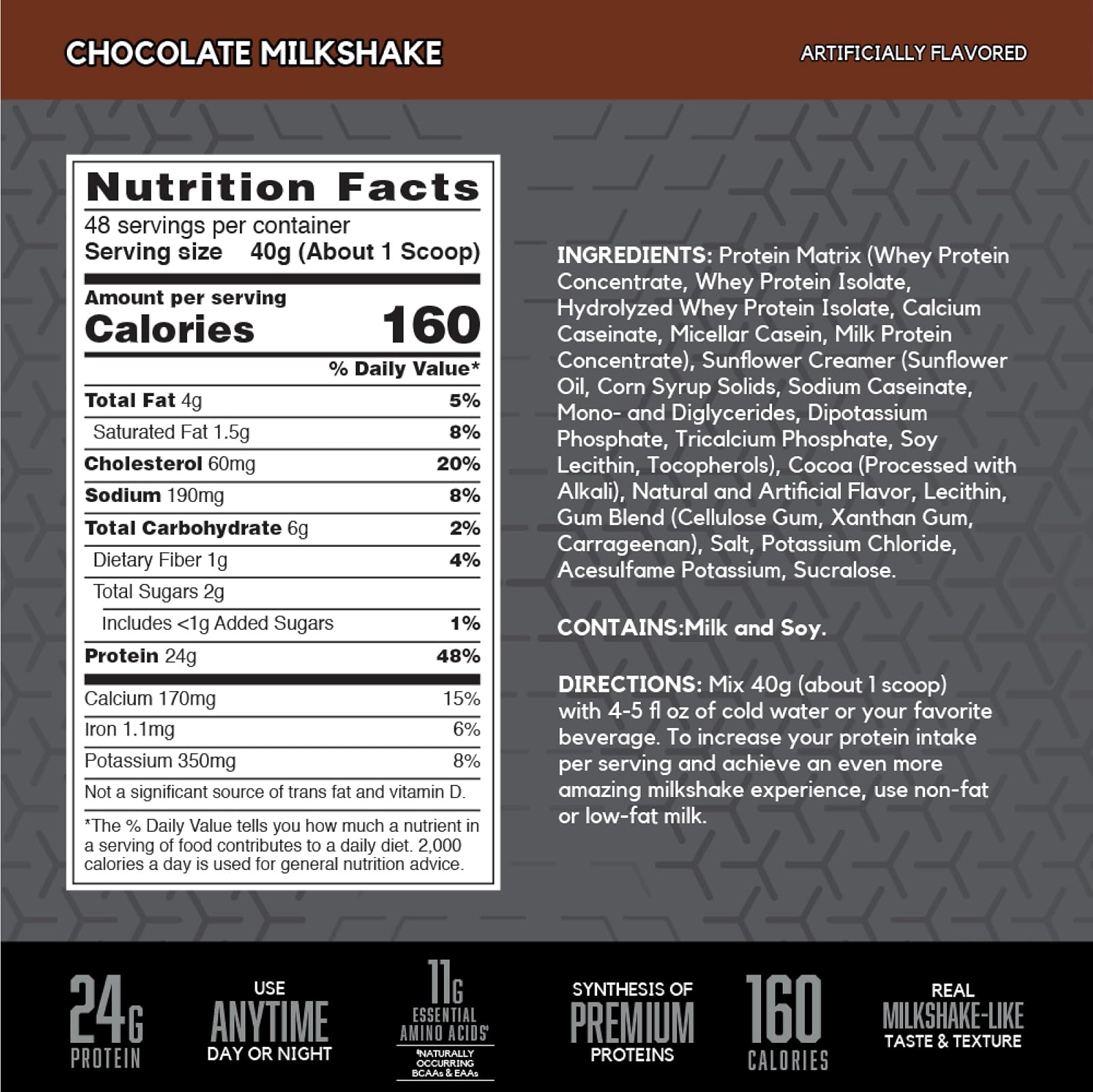 delicious BSN protein shake mix