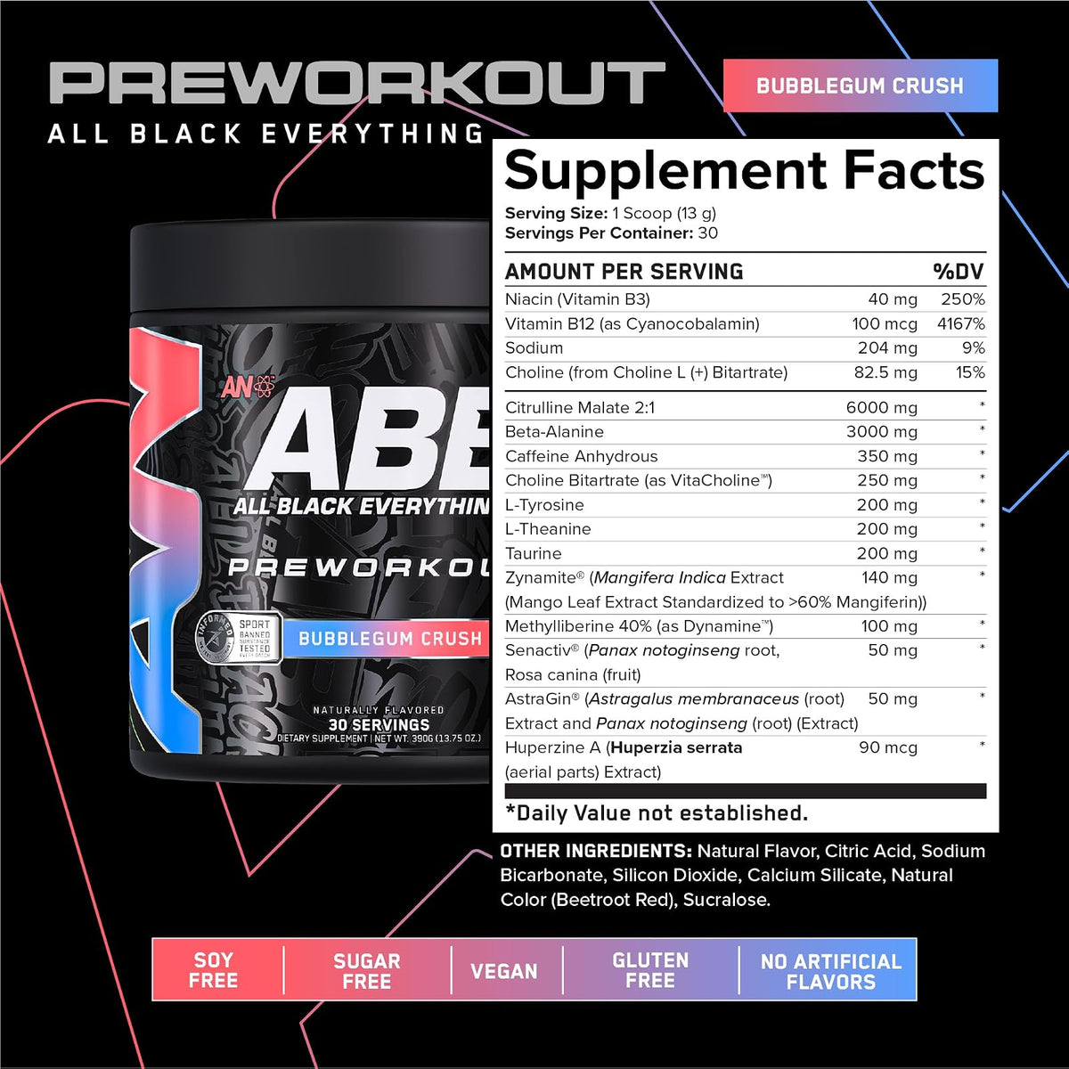 delicious bubblegum pre-workout for athletes