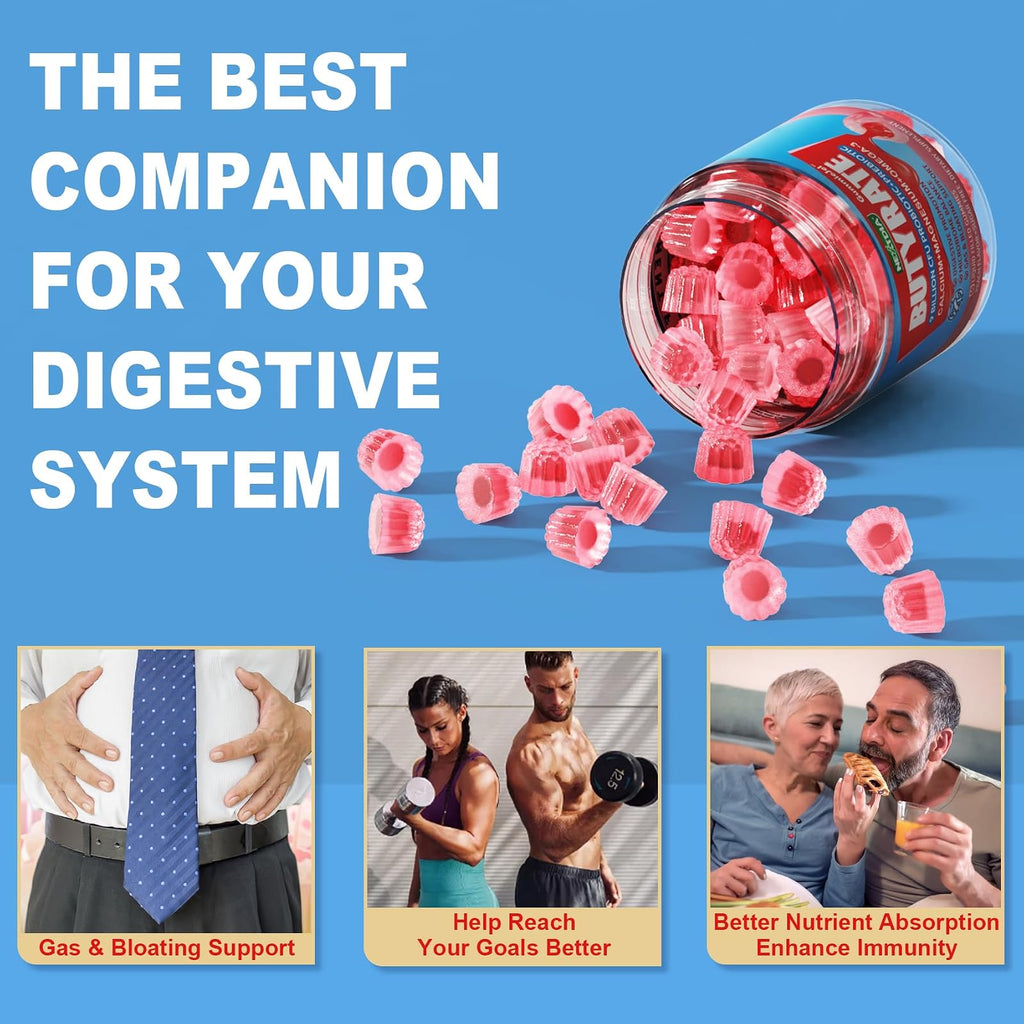 Delicious butyrate gummies for gut support