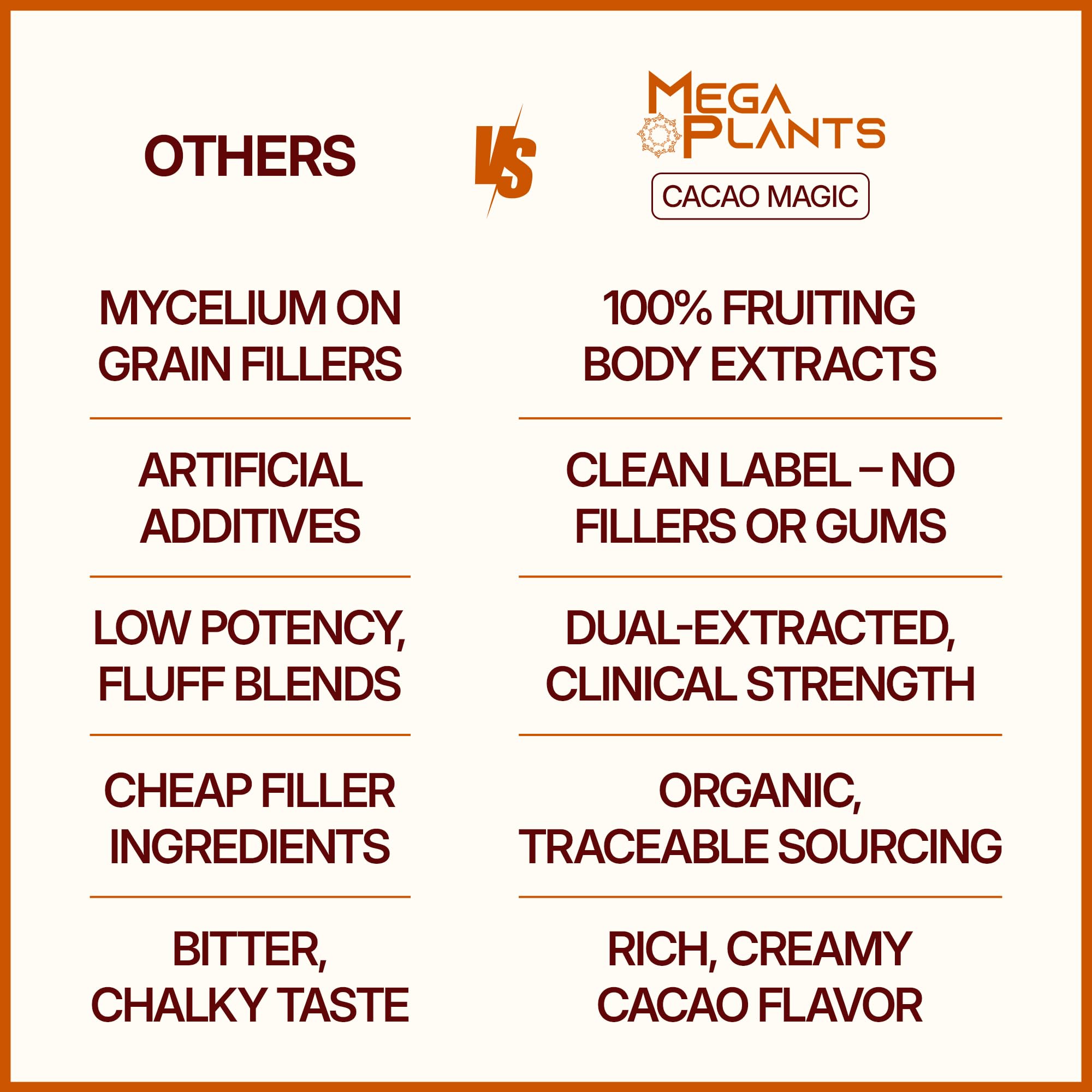 delicious cacao and mushroom blend