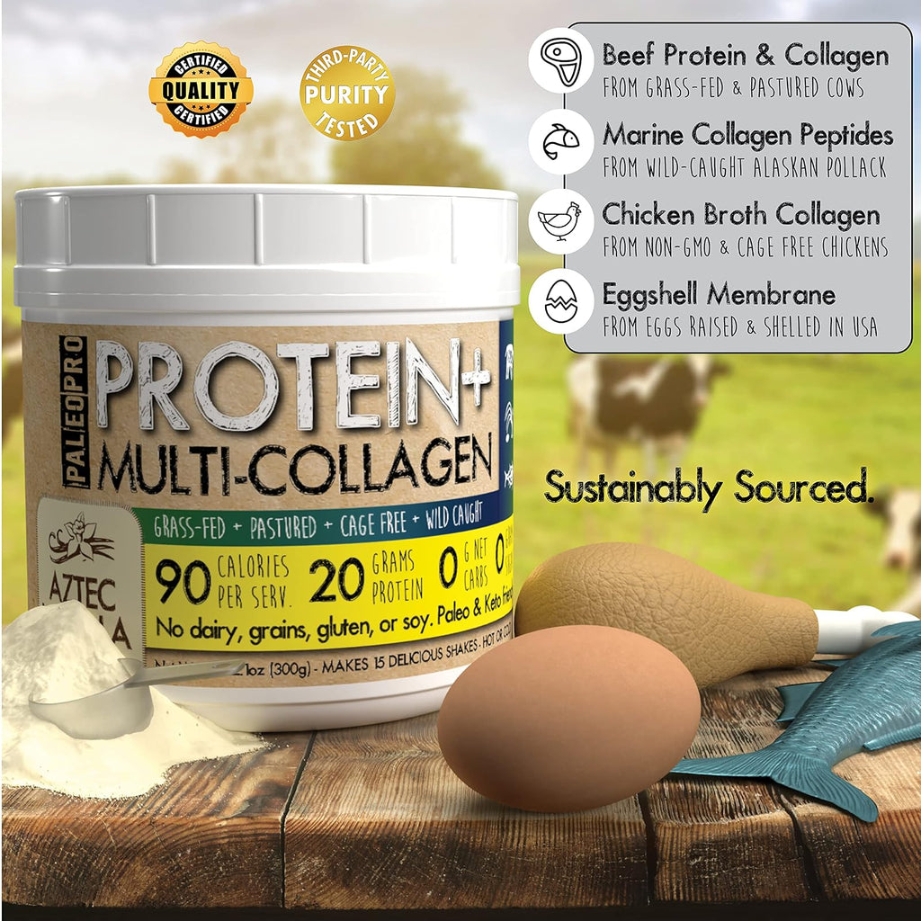 Delicious cacao flavour collagen drink