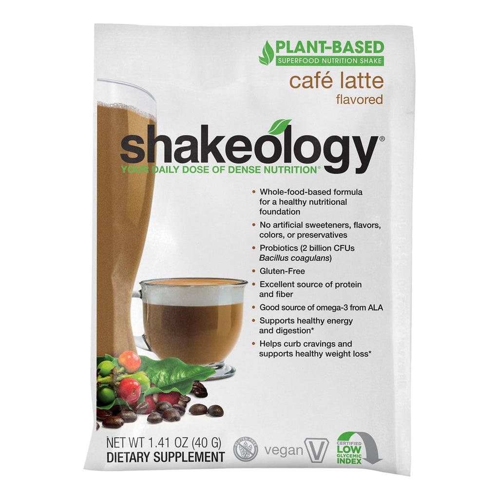 delicious cafe latte protein shake