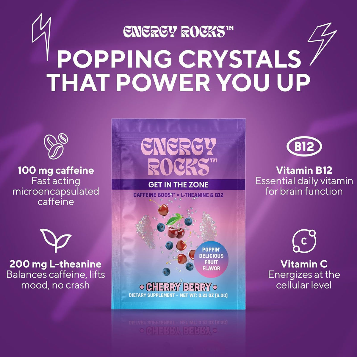 Delicious caffeine chews for endurance