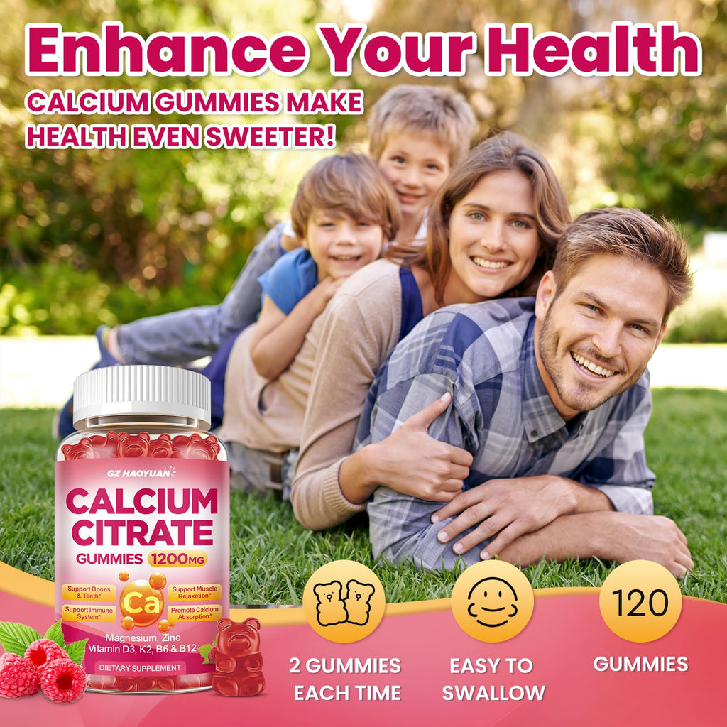 Delicious calcium citrate chewable supplements