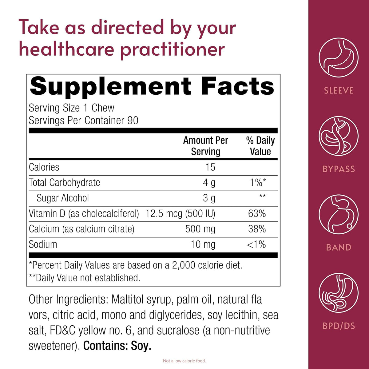 delicious calcium citrate chewy bites