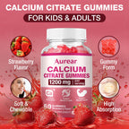 Delicious calcium citrate gummies for adults