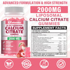 Delicious calcium citrate gummies for daily health