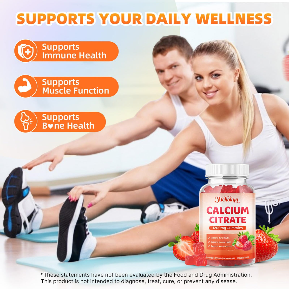 delicious calcium citrate gummies for kids
