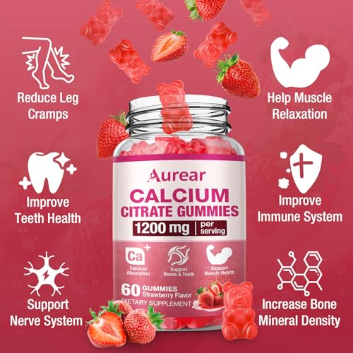 Delicious calcium citrate gummies for kids