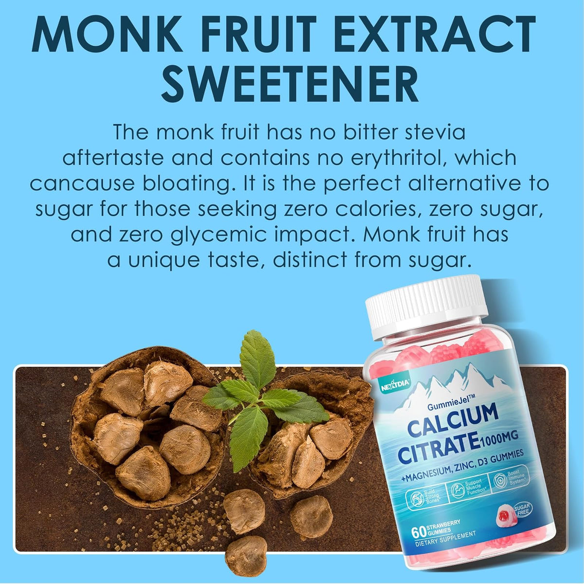 delicious calcium citrate gummy vitamins