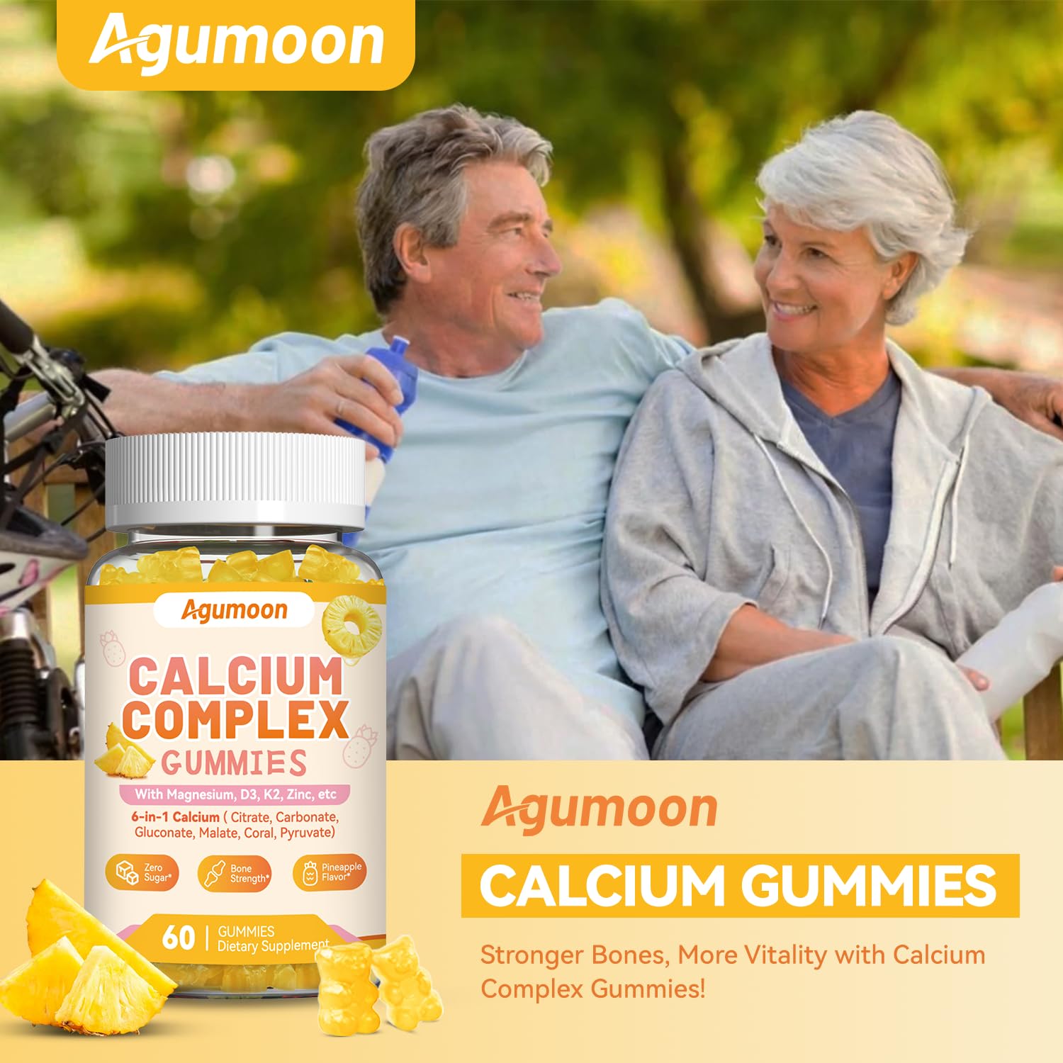 Delicious calcium gummies for daily health