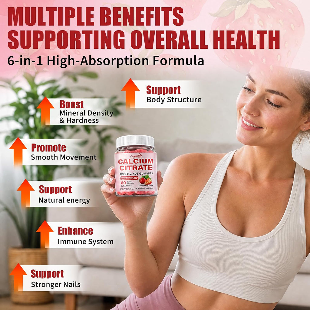 Delicious calcium gummies for daily health