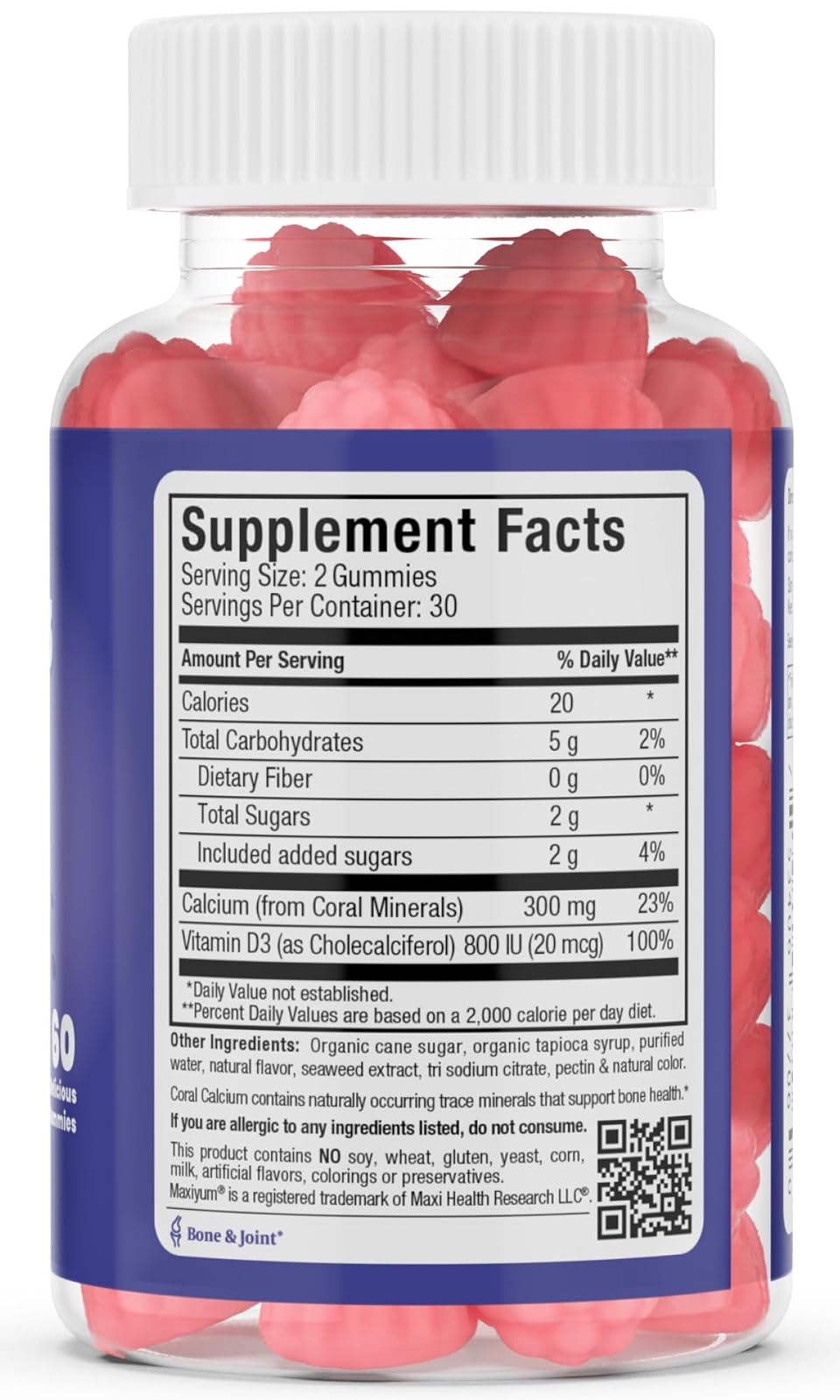 Delicious calcium gummies for daily health