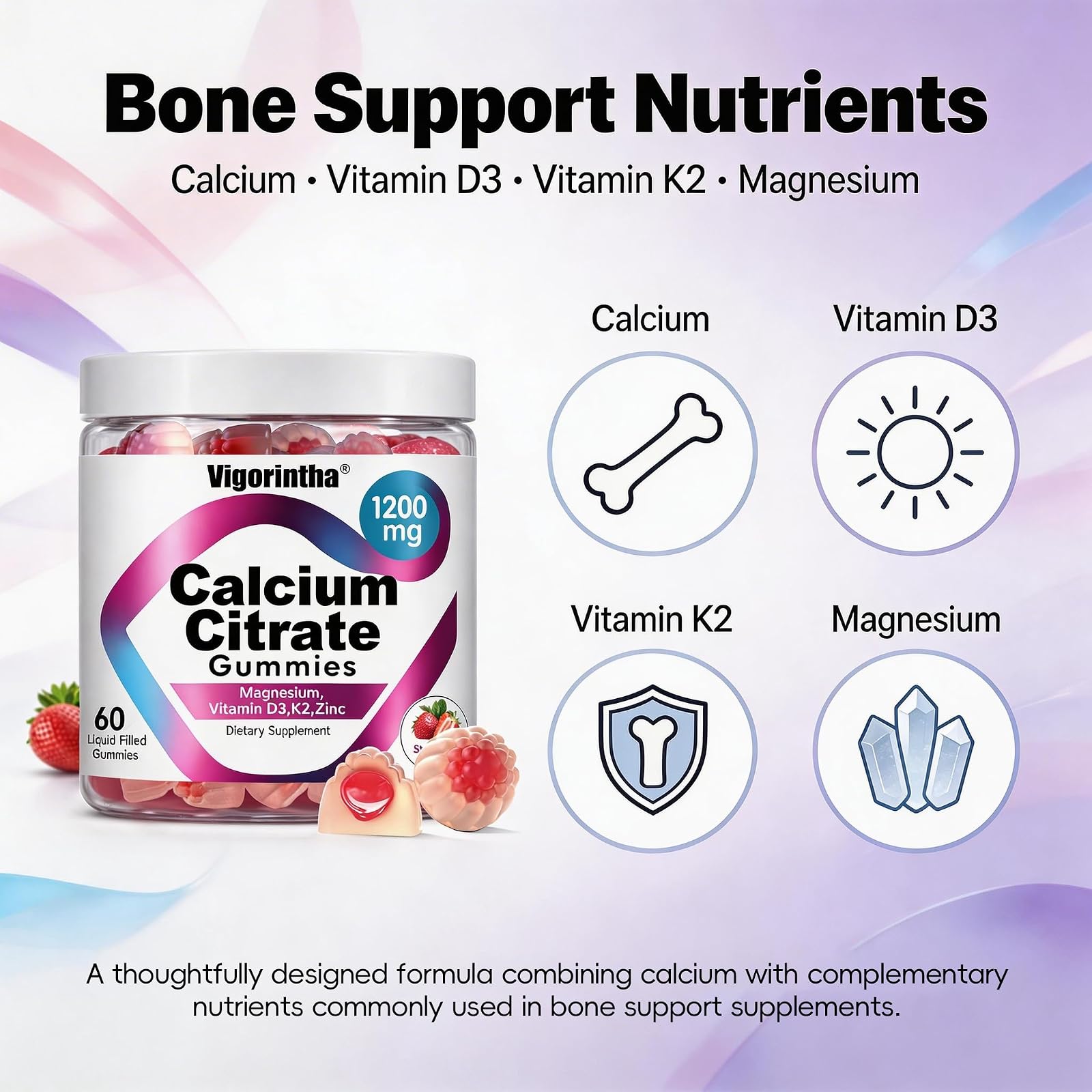 delicious calcium gummies for daily intake