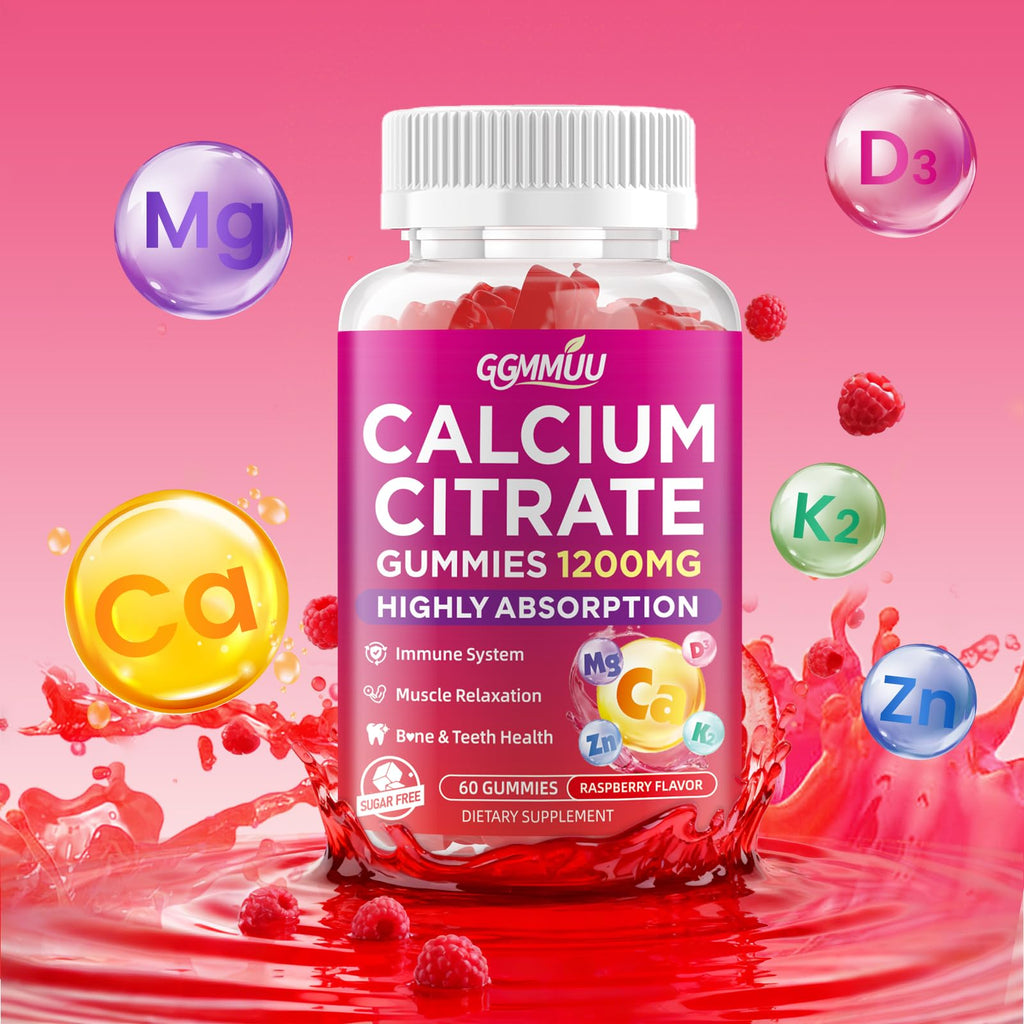 Delicious calcium gummies for daily intake