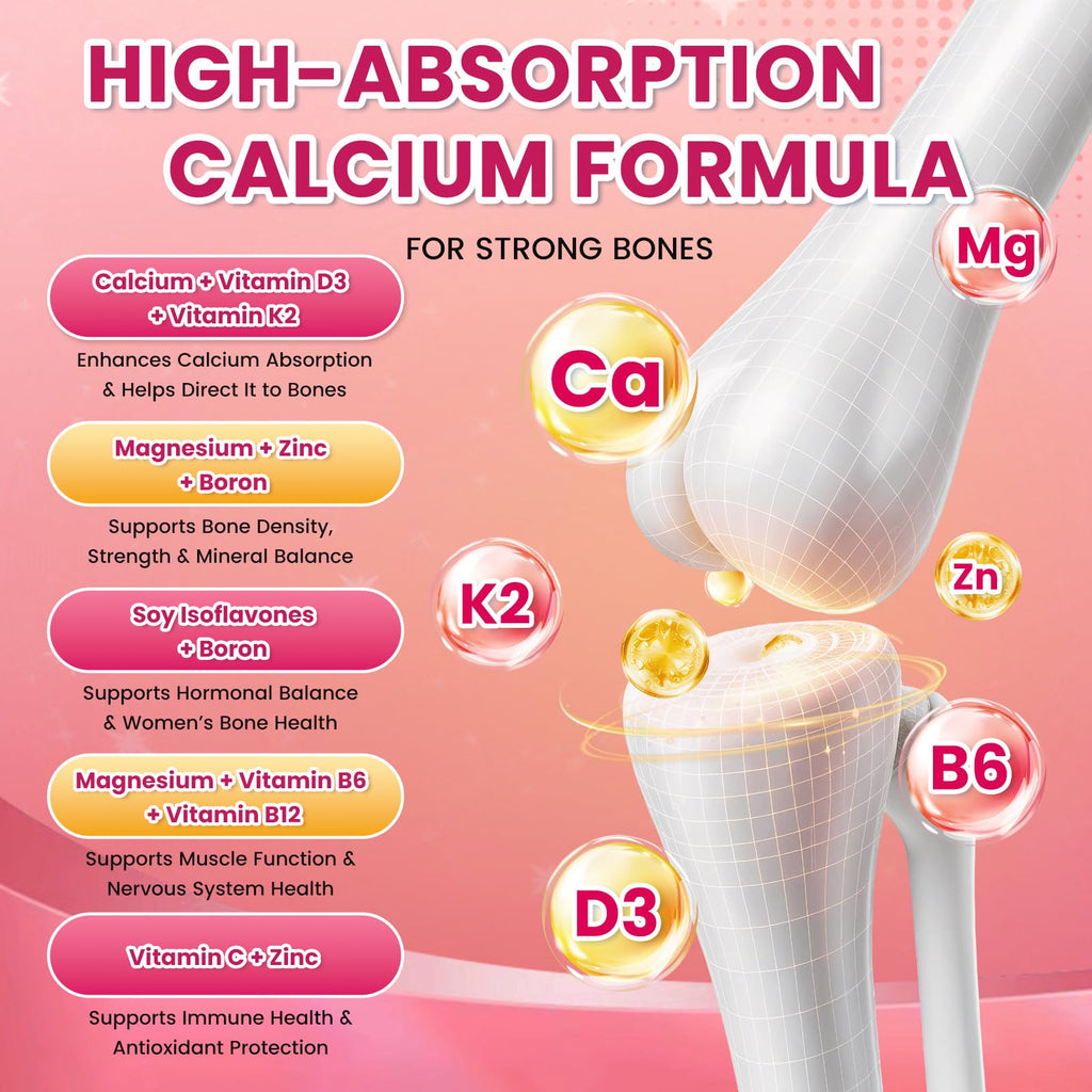 Delicious calcium gummies for daily intake