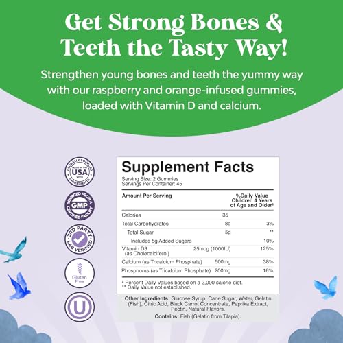 Delicious calcium gummies for healthy teeth