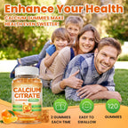 Delicious calcium gummies for kids and adults